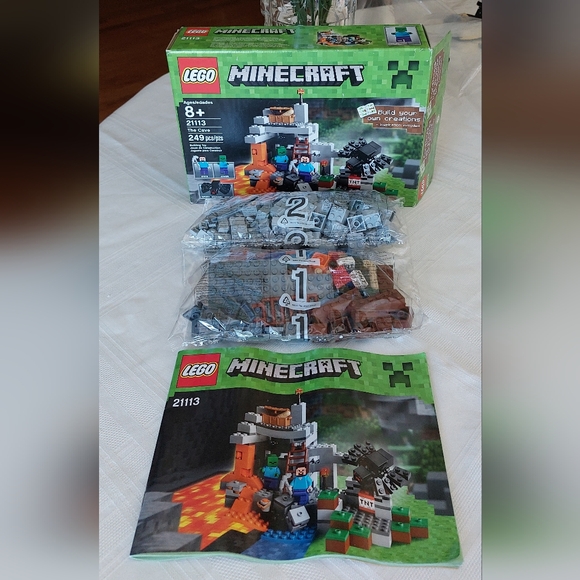 Lego | Toys | Lego Minecraft The Cave 2113 | Poshmark